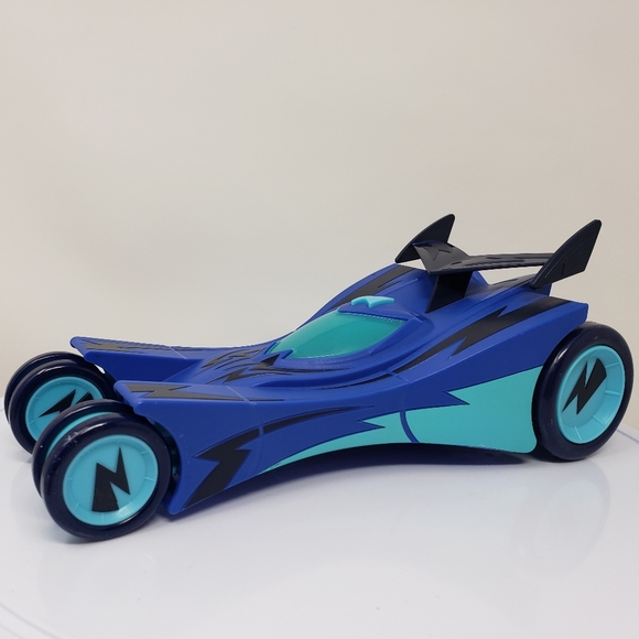 Toys | Pj Masks Cat Car Light Up Racer Lights Sounds Motorized Blue Car ...